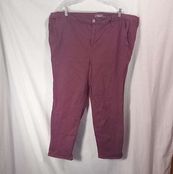 torrid | Jeans | Torrid Maroon High Rise Straight Leg Denim Pants Size ...